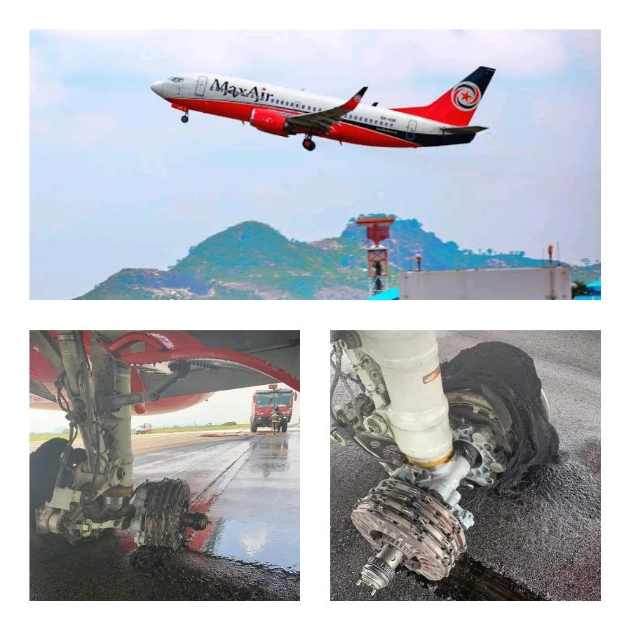 Max Air Flight Makes Safe Landing After Tire Bursts at Abuja Airport ...